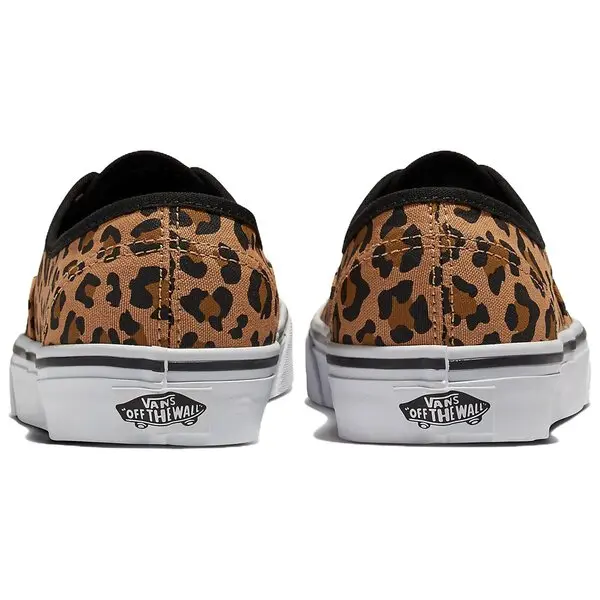 VANS Authentic Animalier Leopard Print Sneakers - Black/brown