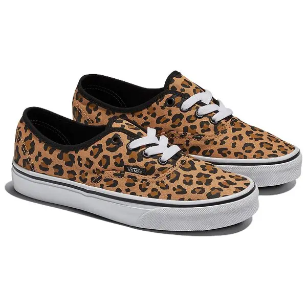 VANS Authentic Animalier Leopard Print Sneakers - Black/brown