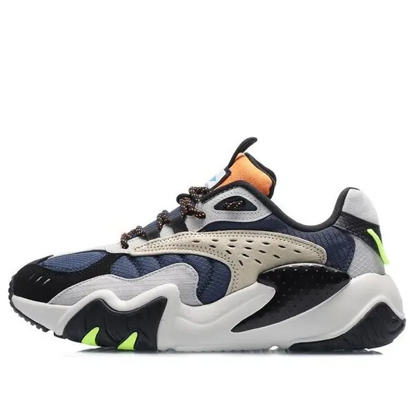 LI-NING X-claw Lite Low Athletic Sneakers - Blue/black/grey