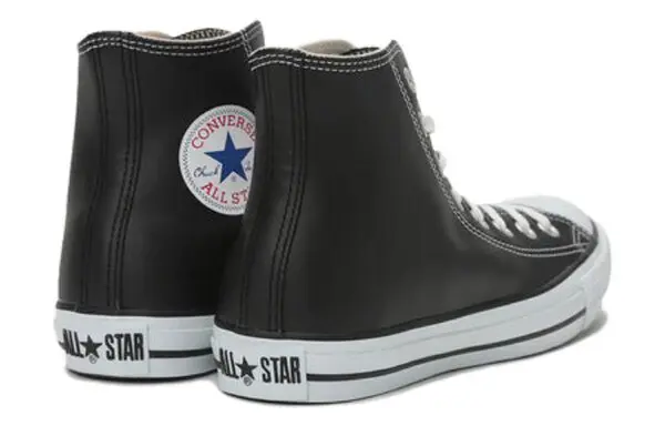 CONVERSE Chuck Taylor All Star Leather High Top - Black/white