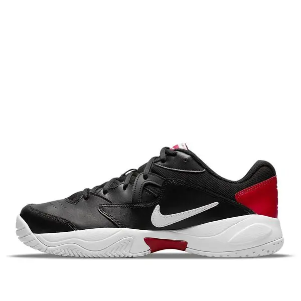 Nike Court Lite 2 Low Top Sneakers - Black/red
