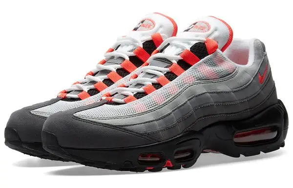 Nike Max 95 Og "solar Red" Sneakers - Black/orange