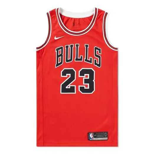 Nike Nba Icon Edition Swingman Jersey 'chicago Bulls No. 23 Michael Jordan - Red
