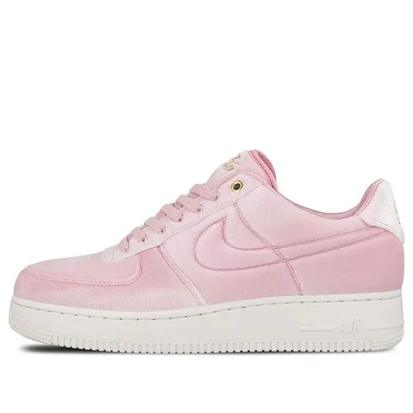 Nike Force 1 Low '07 Premium Velour Sneakers - Pink