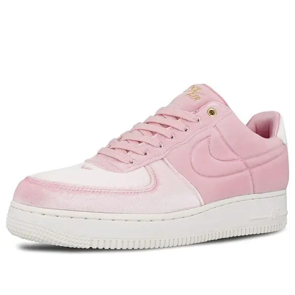 Nike Force 1 Low '07 Premium Velour Sneakers - Pink