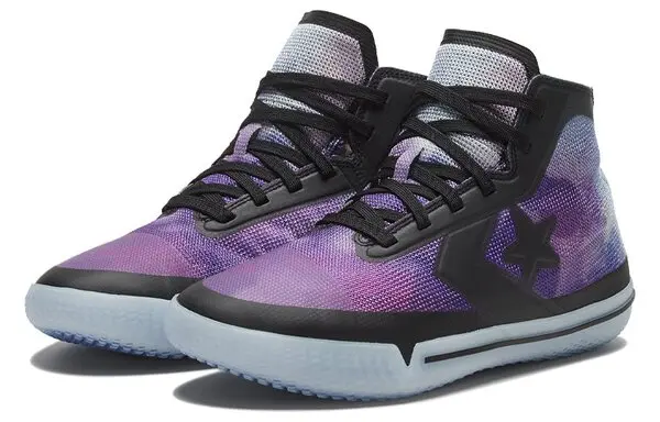CONVERSE Chuck Taylor All Star Pro Bb High Top Sneakers - Black/purple