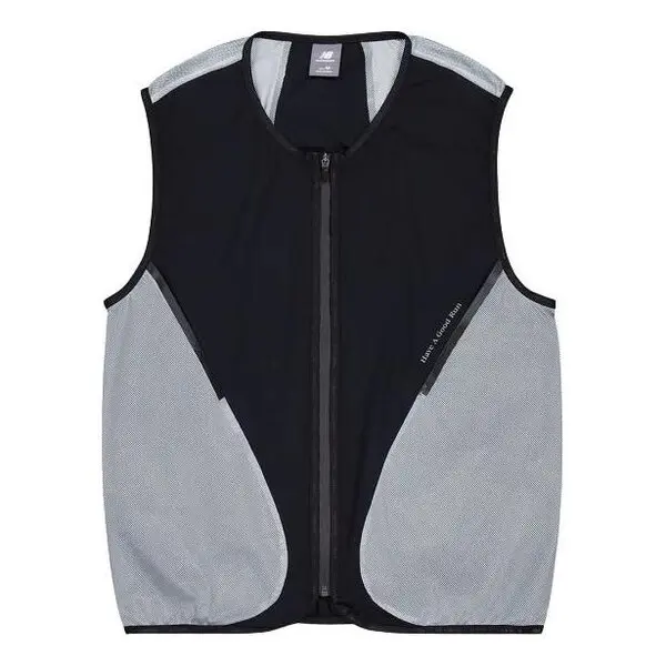 NEW BALANCE Vest With Mesh Pocket - Black