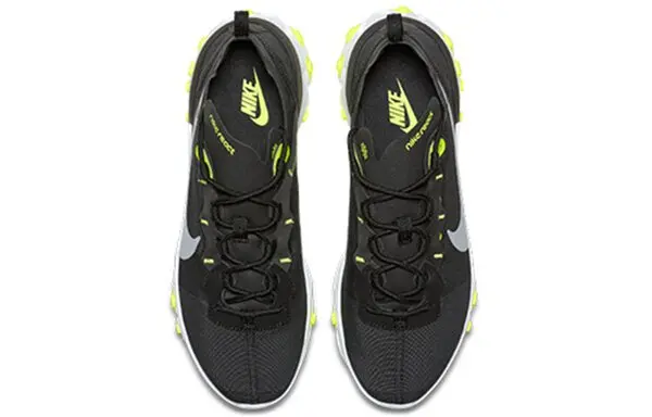 Nike React Element 55 Sneakers - Black/wolf Grey/volt