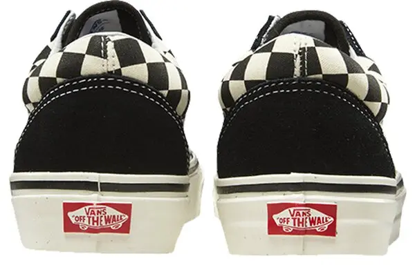 VANS Old Skool 36 Dx Anaheim Factory Black Checkerboard Sneakers - Black/white
