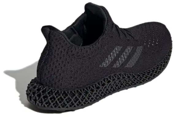Adidas Futurecraft 4d "carbon Black" Sneakers - Core Black/carbon