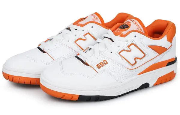 NEW BALANCE 550 Sneakers - White/orange