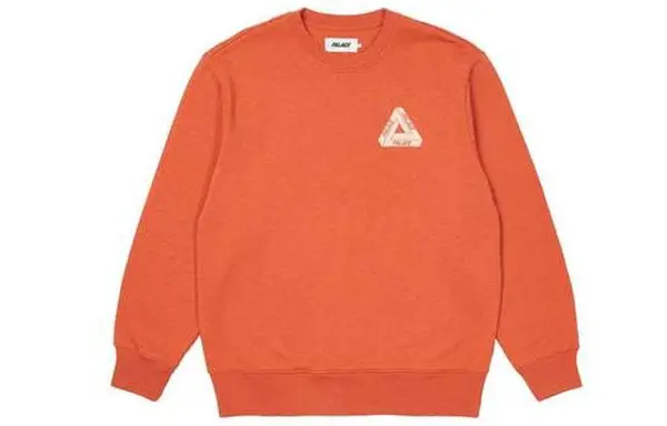 PALACE Fw21 Slub Crew Sweater - Orange