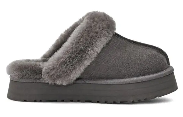 UGG Disquette Fluff Slipper - Gray
