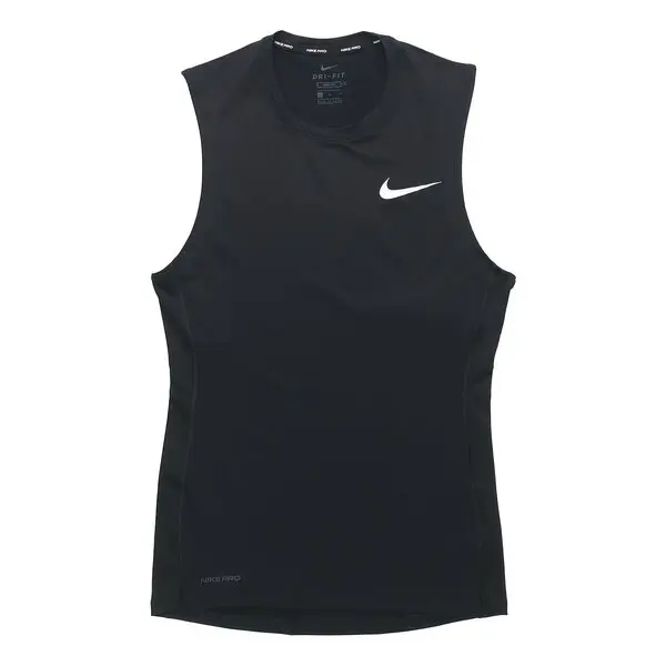 Nike Pro Sleeveless Compression Top - Black