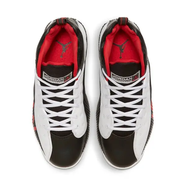 JORDAN Air Jumpman Team 2 High Top Sneakers - White/black/true Red