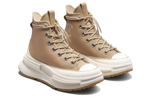 CONVERSE Run Star Legacy Cx Platform High Top Sneakers - Brown/white