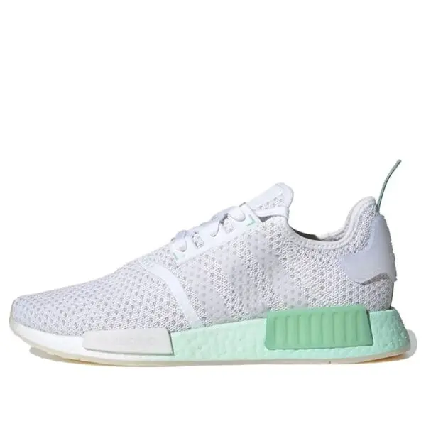 Adidas Nmd_r1 Knit Athletic Sneakers - White