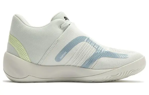 PUMA Rise Nitro Basketball Sneakers - White/gray