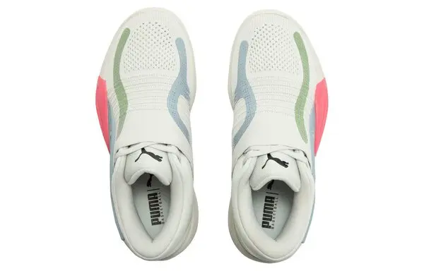 PUMA Rise Nitro Basketball Sneakers - White/gray