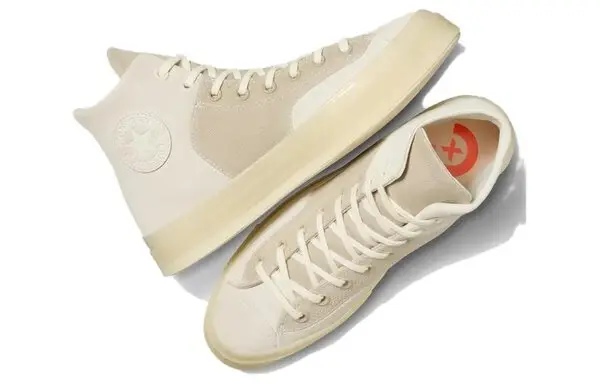CONVERSE Chuck 70 Marquis Mixed Materials Hi Top Sneakers - Beige
