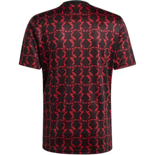 Adidas Manchester United Pre-match Soccer Jersey - Black/red