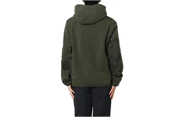 Nike Logo Embroidered Fleece Hooded Jacket