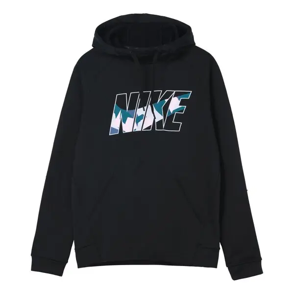 Nike Sports Drawstring Hoodie - Black