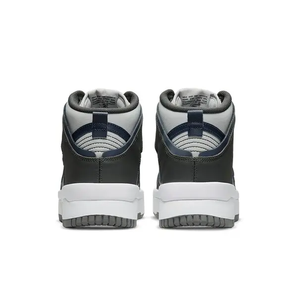 Nike Dunk High Top Sneakers - Gray/black/gray