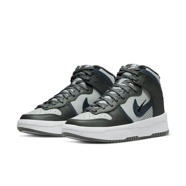 Nike Dunk High Top Sneakers - Gray/black/gray