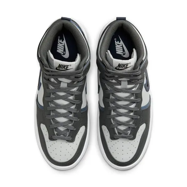 Nike Dunk High Top Sneakers - Gray/black/gray