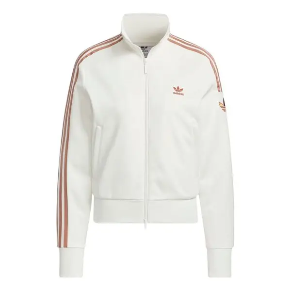 Adidas Retro Trefoil Track Jacket - White