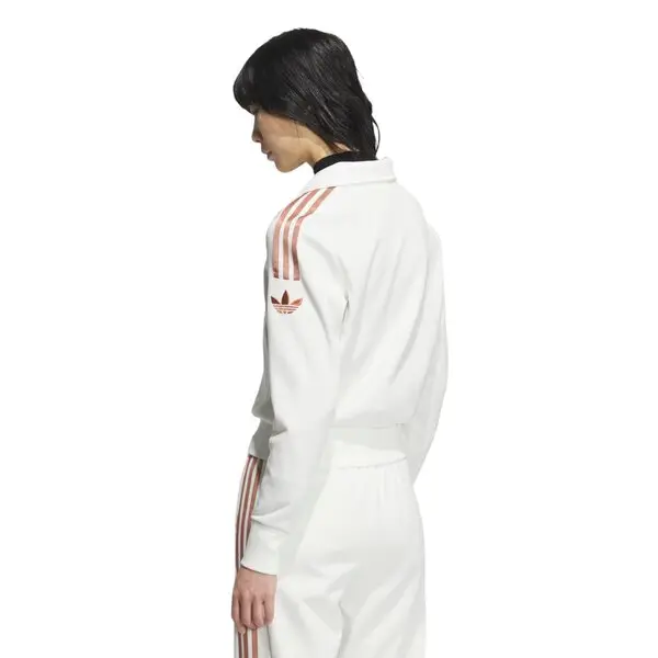 Adidas Retro Trefoil Track Jacket - White