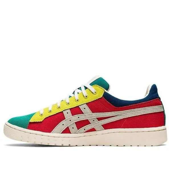 Asics X Atmos Gel-ptg 'mismatch' Sneakers - Red/green/grey