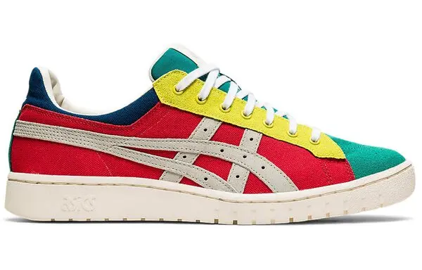 Asics X Atmos Gel-ptg 'mismatch' Sneakers - Red/green/grey