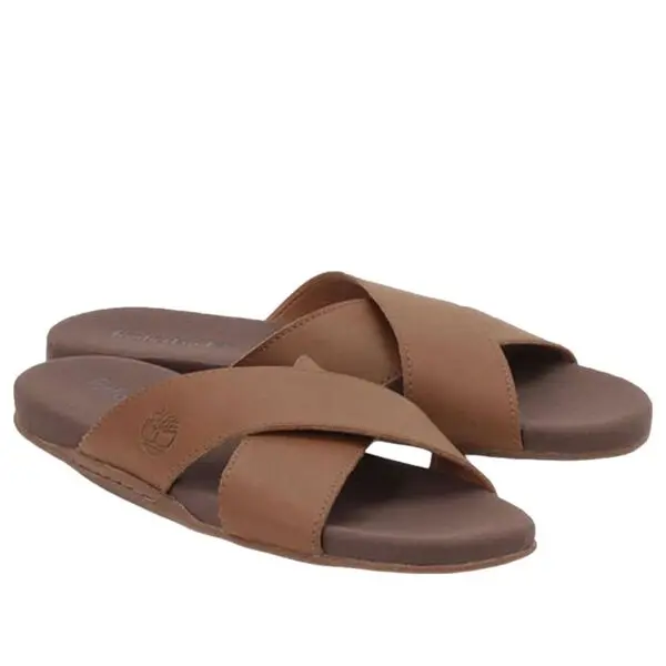 Timberland Seton Bay Cross Strap Sandals - Brown