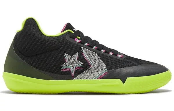CONVERSE Chuck Taylor All Star Bb Evo Mid "hi-vis Lemon Venom - Black
