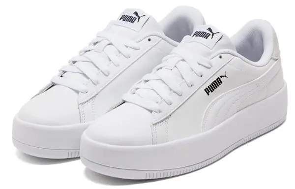 PUMA Lily Platform Leather Sneakers