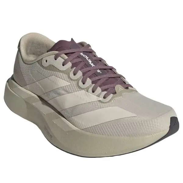 Adidas Adizero Evo Sl Athletic Sneakers - Putty Grey/alumina/shadow Fig