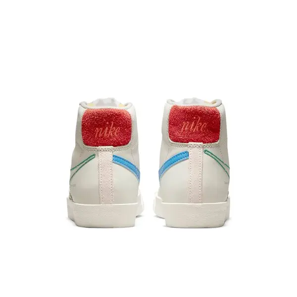 Nike Blazer Mid '77 Se "first Use" Sneakers - Cream/blue/orange