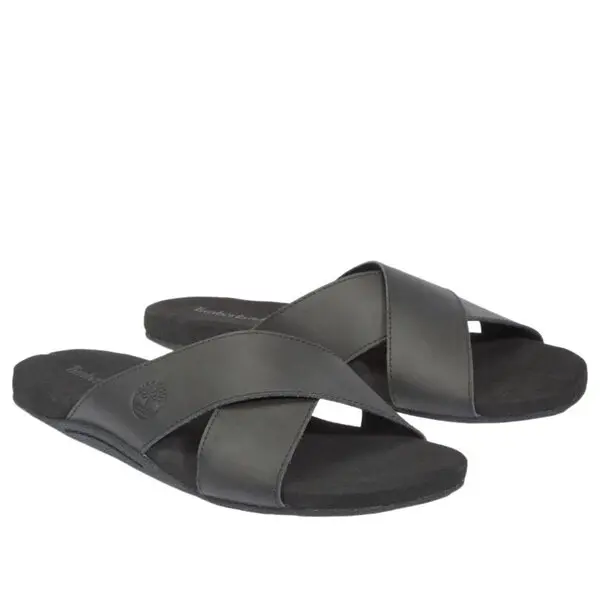 Timberland Seton Bay Cross Strap Sandals - Black