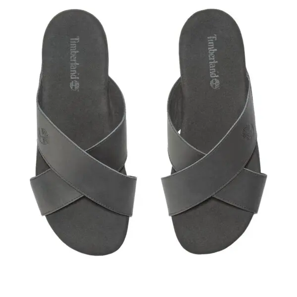 Timberland Seton Bay Cross Strap Sandals - Black
