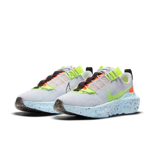 Nike Crater Impact Sneakers - Gray/green/orange