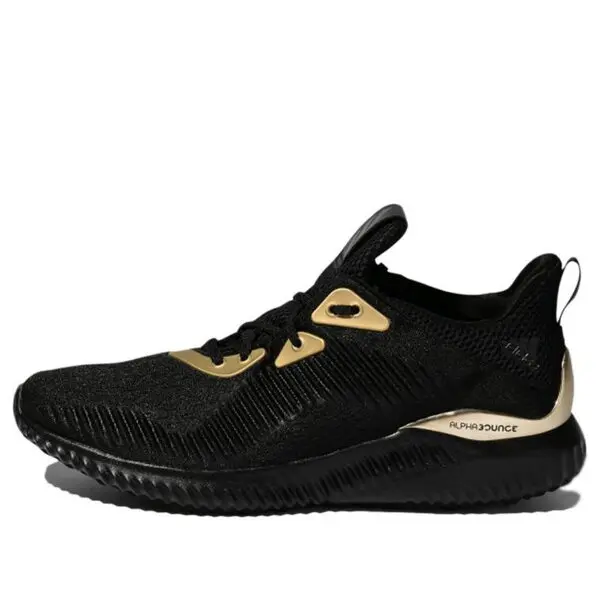 Adidas Alphabounce 1 " Gold Metallic" Sneakers - Black