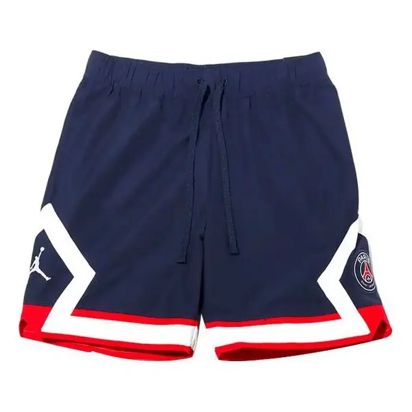 JORDAN Air Loose Fit Stripe Basketball Shorts - Blue