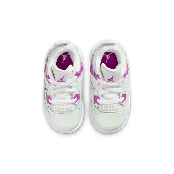 JORDAN 4 Retro Td "hyper Violet - White/hyper Violet