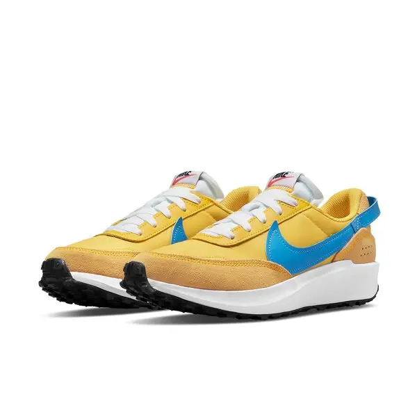 Nike Waffle Debut Sneakers - Yellow/blue