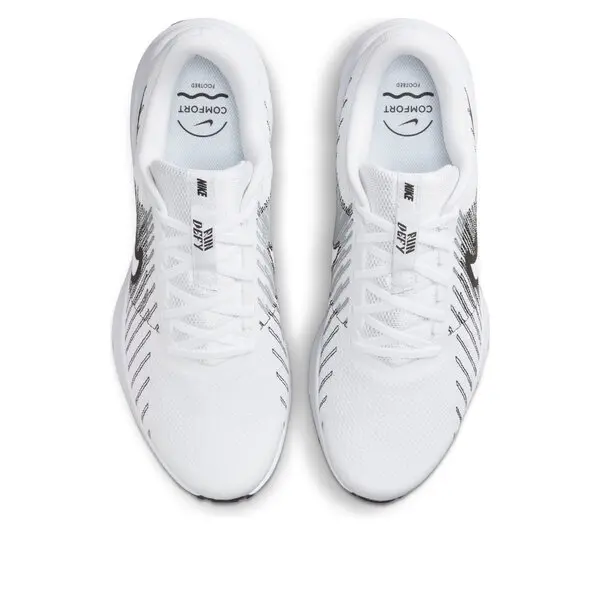 Nike Run Defy Sneakers - White/black