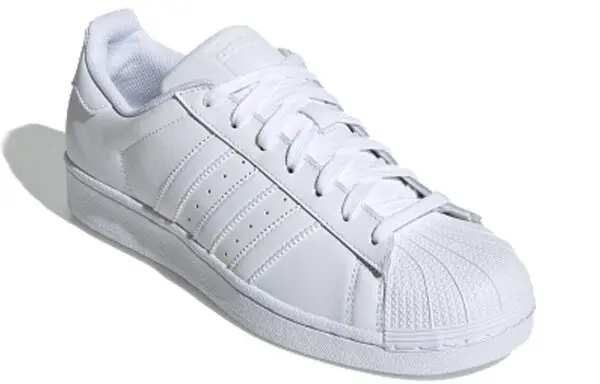 Adidas Superstar Low Top Lace Up Sneakers - Ftwwht/ftwwht/ftwwht
