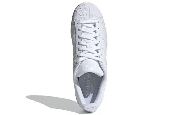 Adidas Superstar Low Top Lace Up Sneakers - Ftwwht/ftwwht/ftwwht