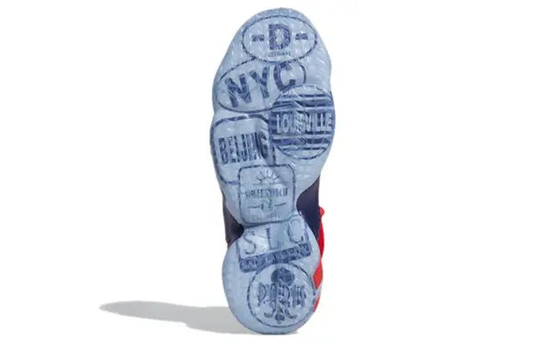 Adidas Marvel X D.o.n. Issue #2 Gca 'scarlet Team Navy' Sneakers